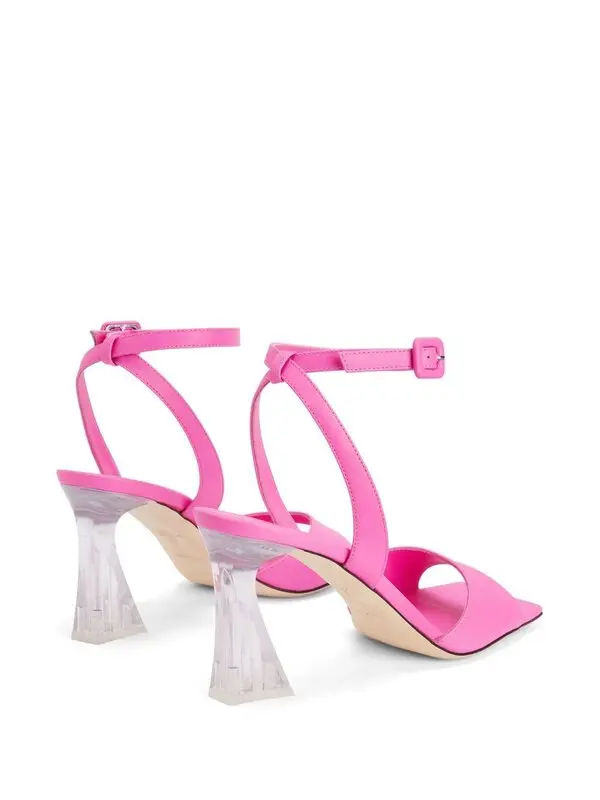 GIUSEPPE ZANOTTI 85mm Vestaa Transparent-heel Sandals