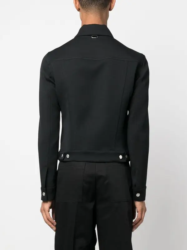 COURREGES Cotton Button-up Jacket - Black