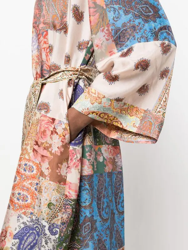 Zimmermann Paisley-print Silk Shirtdress - Neutrals