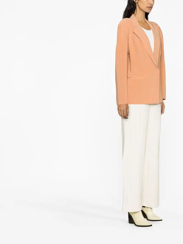 Norma Kamali Single-breasted Straight-fit Blazer