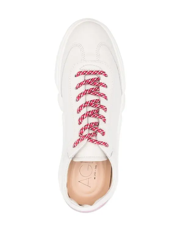 Agl Emilie Leather Low-top Sneakers - Neutrals