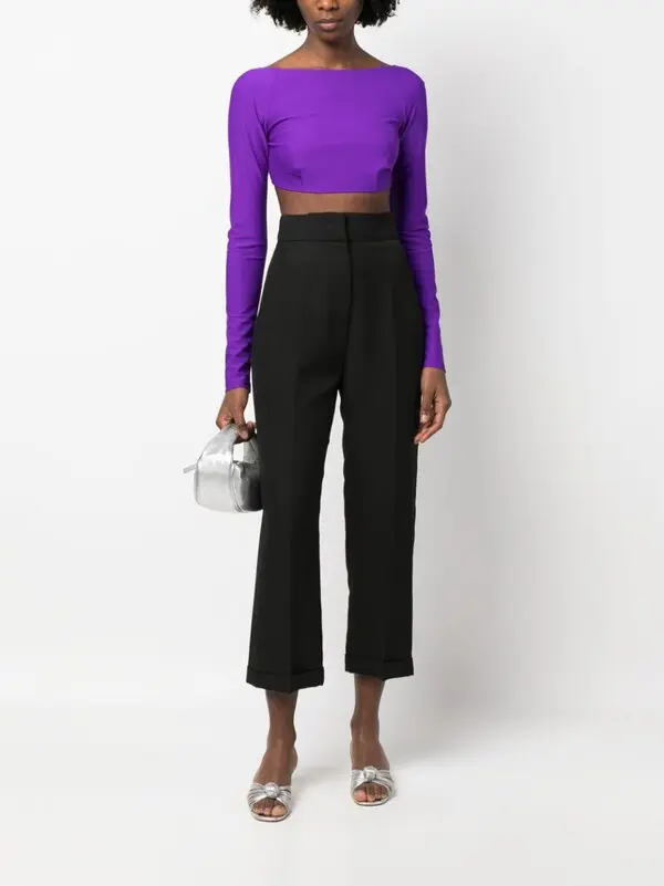 Emilio Pucci Iride-print Cropped Top