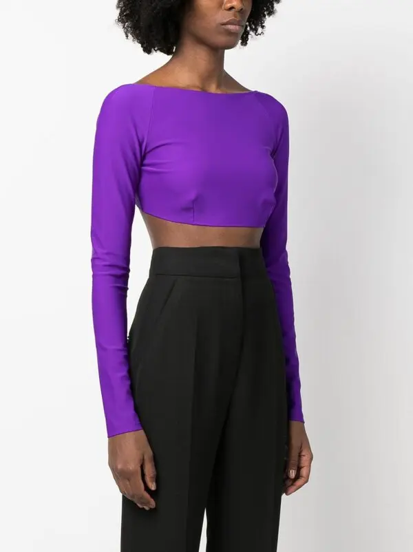 Emilio Pucci Iride-print Cropped Top