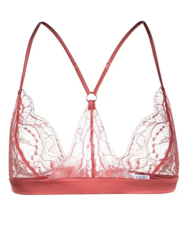 FLEUR OF ENGLAND Sienna Boudoir Chantilly-lace Bra