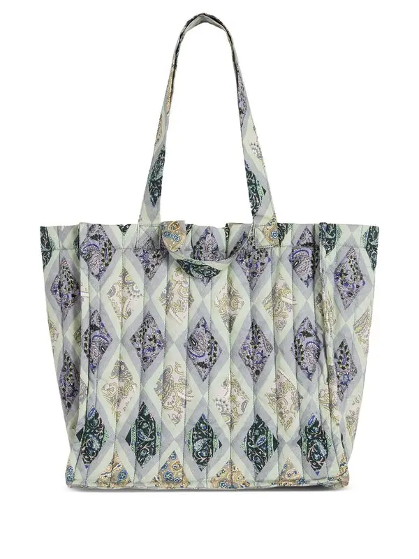 Cinq À Sept Diamond-jacquard-pattern Tote Bag