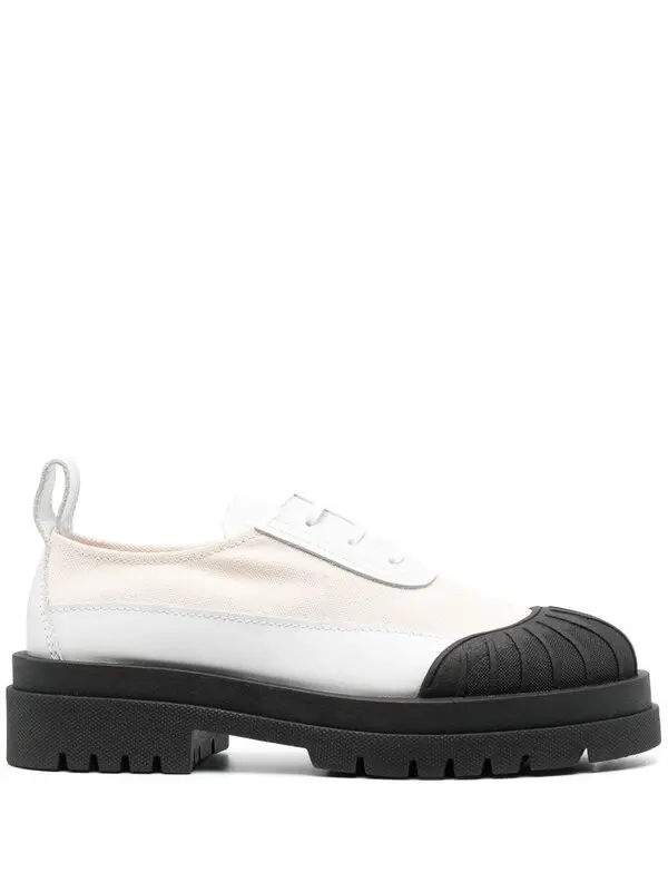 Plan C Canvas Oxford Shoes
