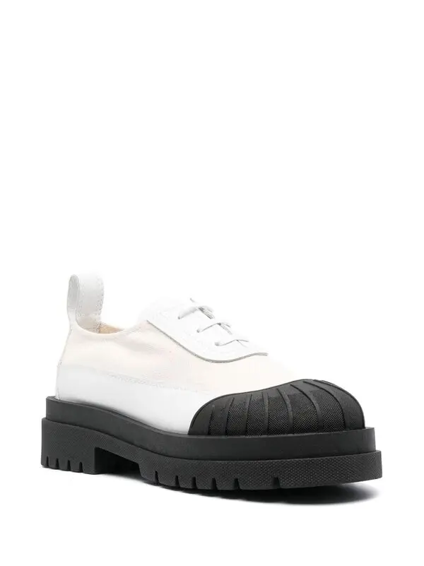 Plan C Canvas Oxford Shoes