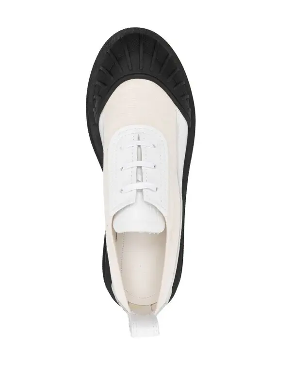 Plan C Canvas Oxford Shoes