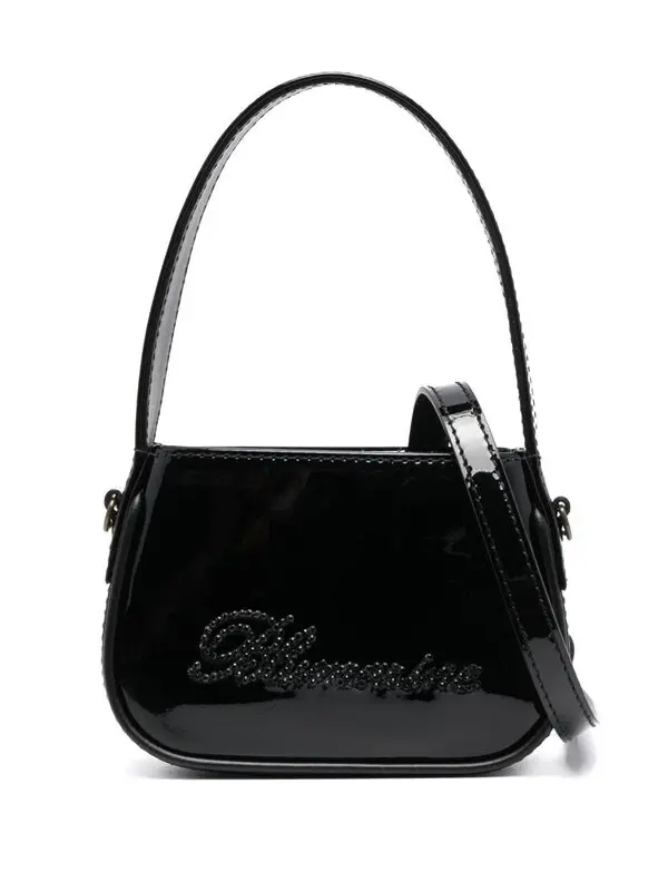 Blumarine Crystal-embellished Logo Mini Bag