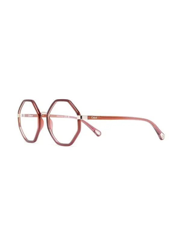 Chloé Hexagonal Frame Glasses