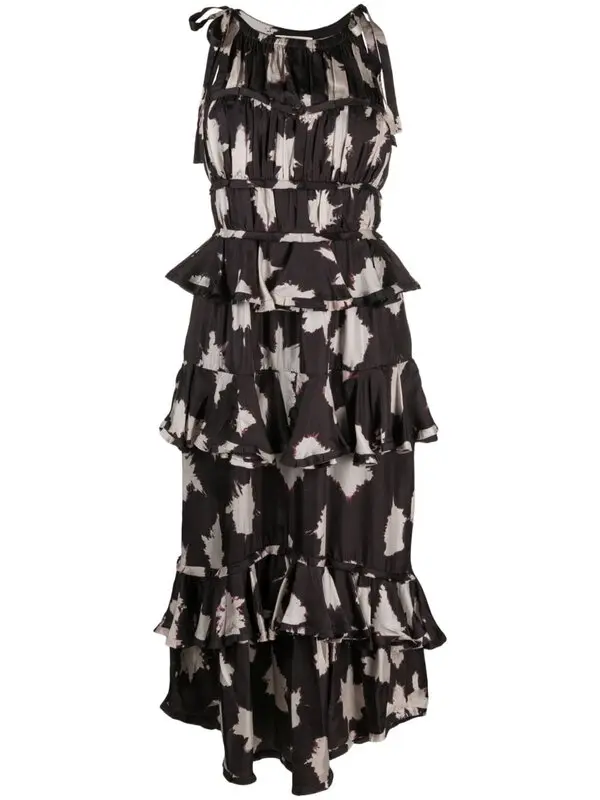 Ulla Johnson Serafina Floral Silk Gown