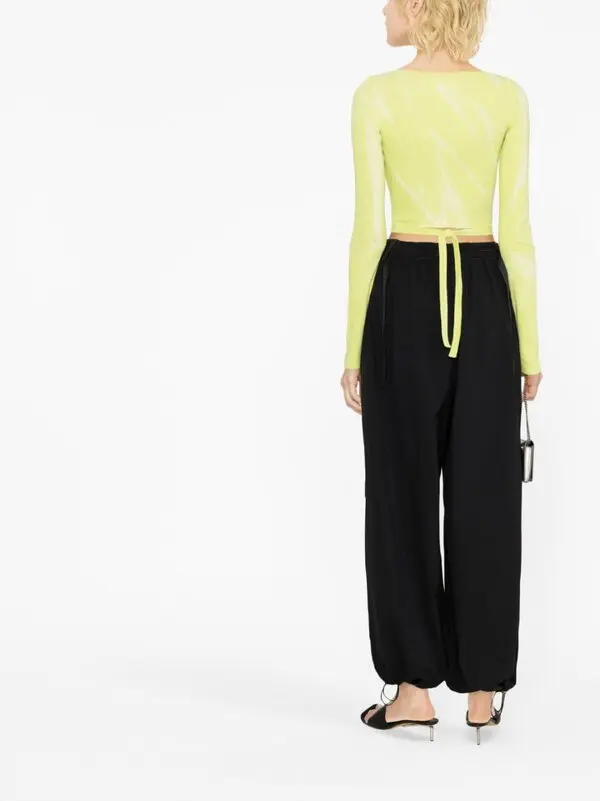 DION LEE Cut-out Long-sleeve Top