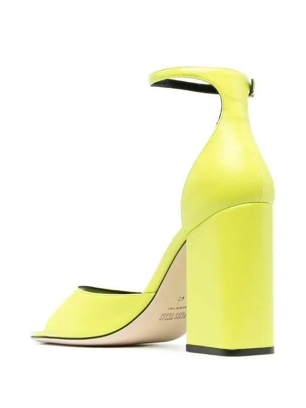 Paris Texas Fiona 100mm Block-heel Sandals - Green