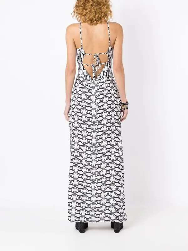AMIR SLAMA Cut-out Maxi Dress