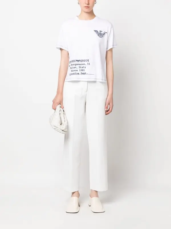 Emporio Armani Logo-print Cotton T-shirt