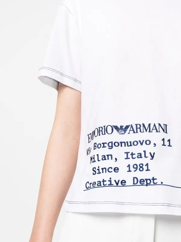 Emporio Armani Logo-print Cotton T-shirt