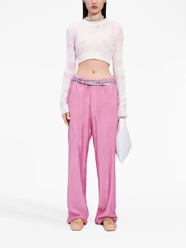 MAISON MARGIELA Tie-dye Cropped Jumper