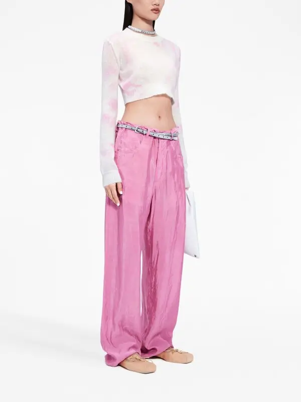 MAISON MARGIELA Tie-dye Cropped Jumper