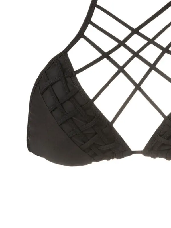 AMIR SLAMA Lattice-strap Bikini Set