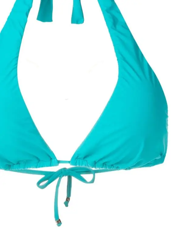 AMIR SLAMA Halterneck Bikini Set - Blue