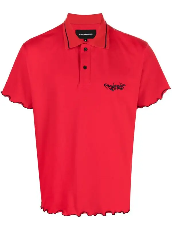 PALMER Lettuce-edge Polo Shirt