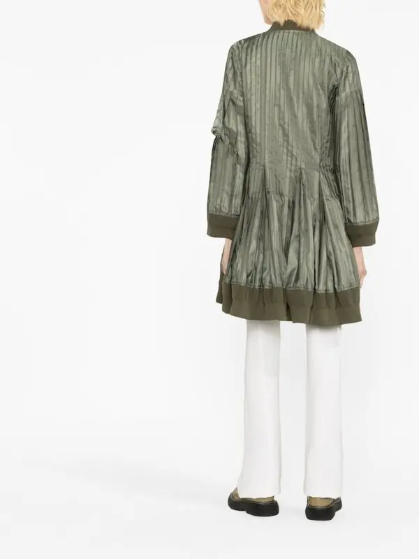 Sacai Pleated Oversized Coat