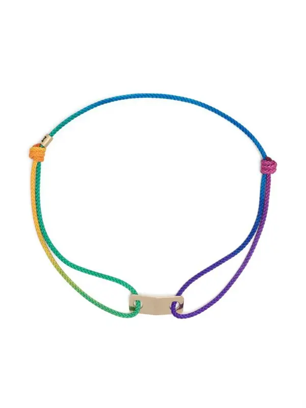 Luis Morais Rainbow Cord Bracelet - Multicolour