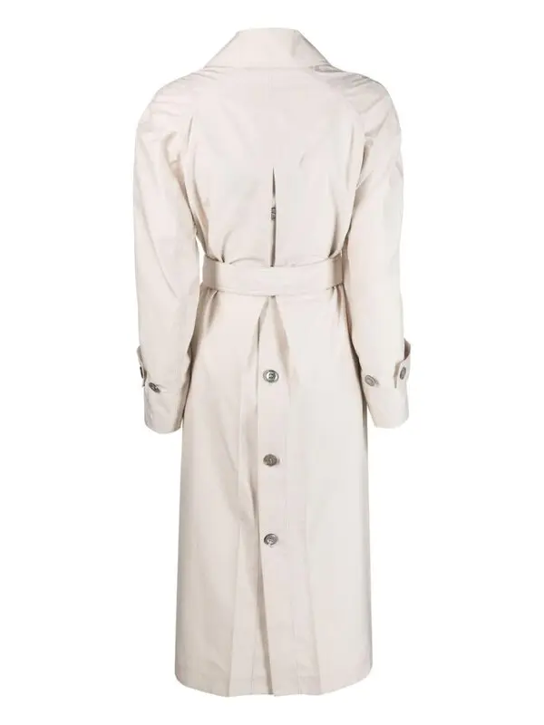 MOORER Belted Single-breasted Coat