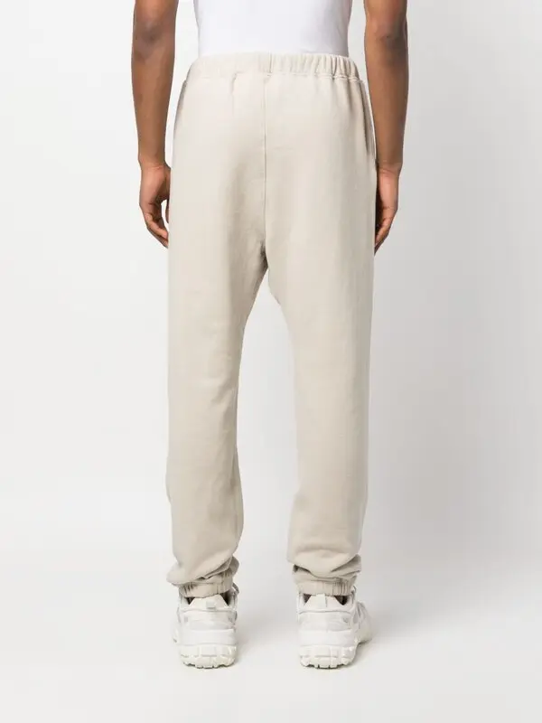 Fear Of God Logo-patch Cotton Track Pants - Neutrals