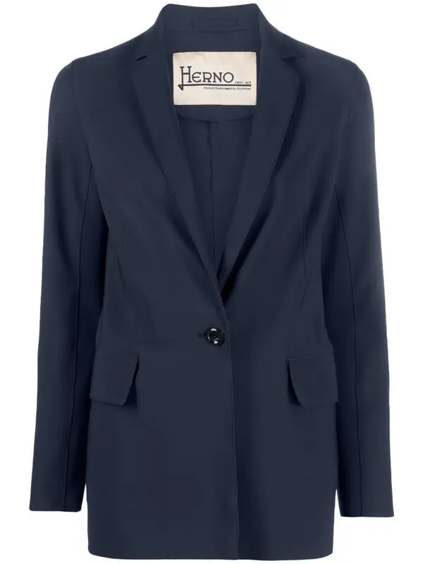 Herno Single-breasted Button-fastening Blazer