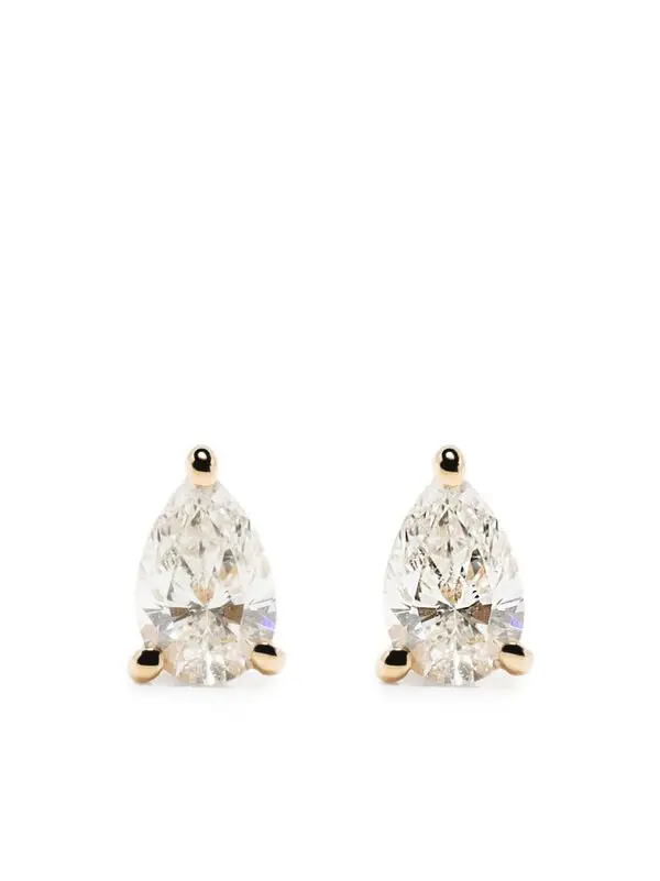 PERSEE 18kt Yellow Diamond Stud Earring - Gold