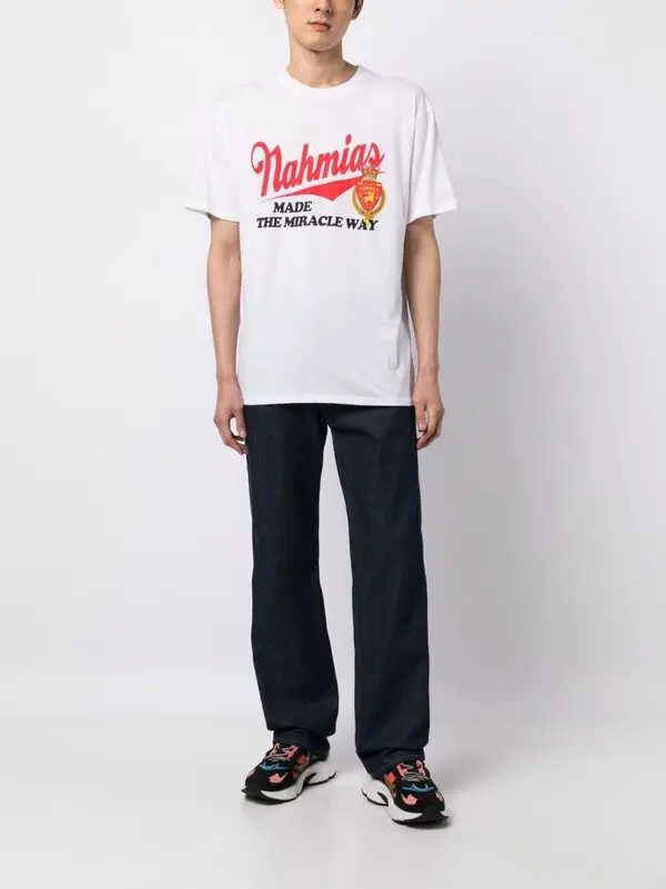 NAHMIAS Logo-print Cotton T-shirt