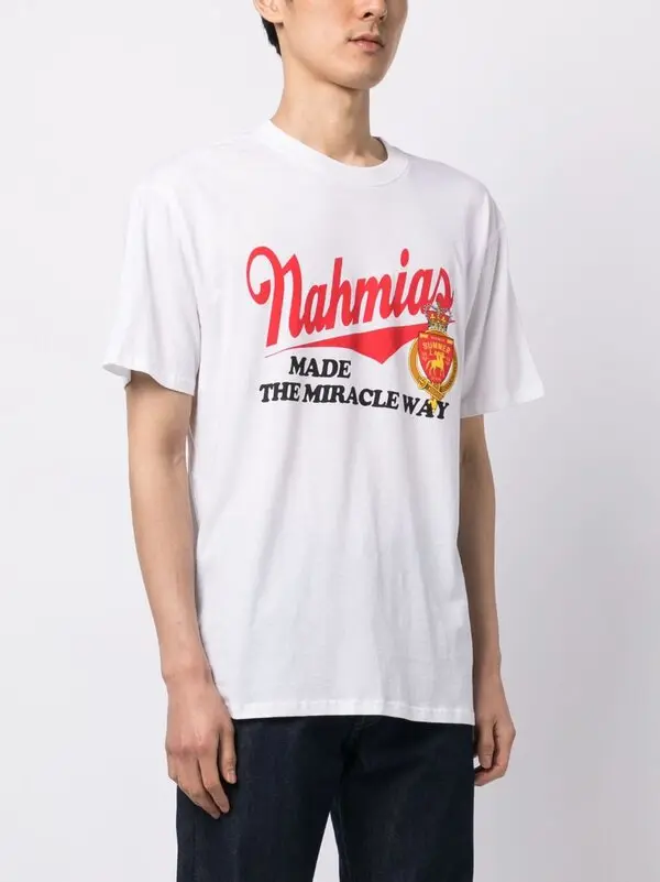 NAHMIAS Logo-print Cotton T-shirt