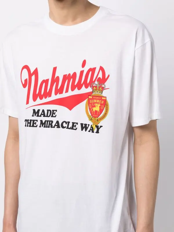 NAHMIAS Logo-print Cotton T-shirt