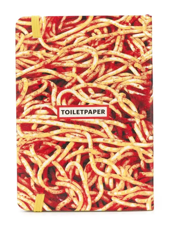 SELETTI Spaghetti-print Notebook
