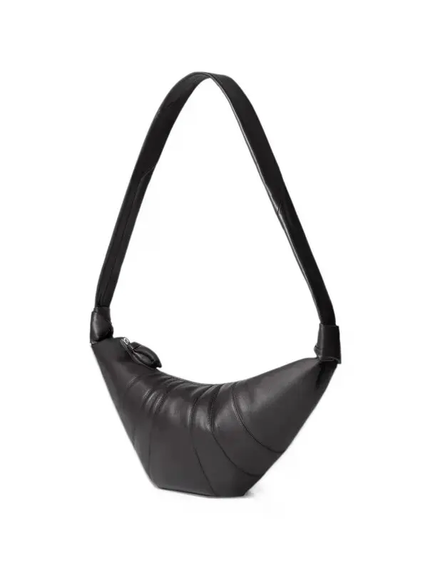 LEMAIRE Medium Croissant Bag In Leather - Brown