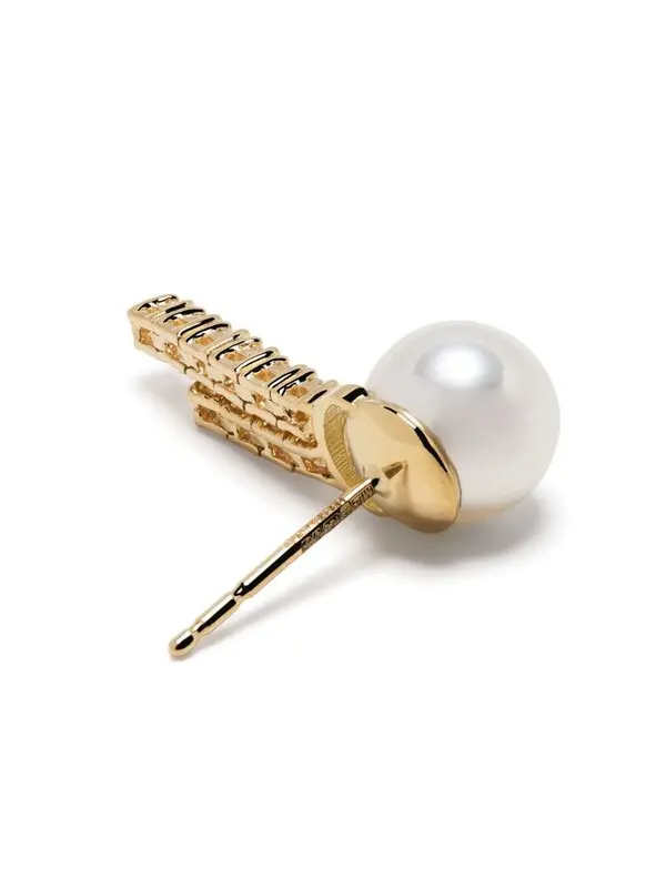Mizuki 18kt Yellow Pearl Single Earring