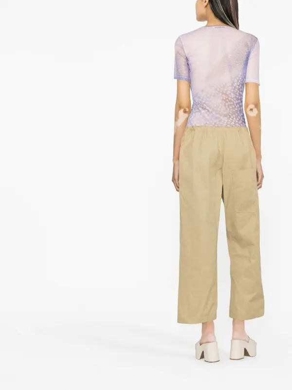 QUIRA Low-rise Cropped Trousers