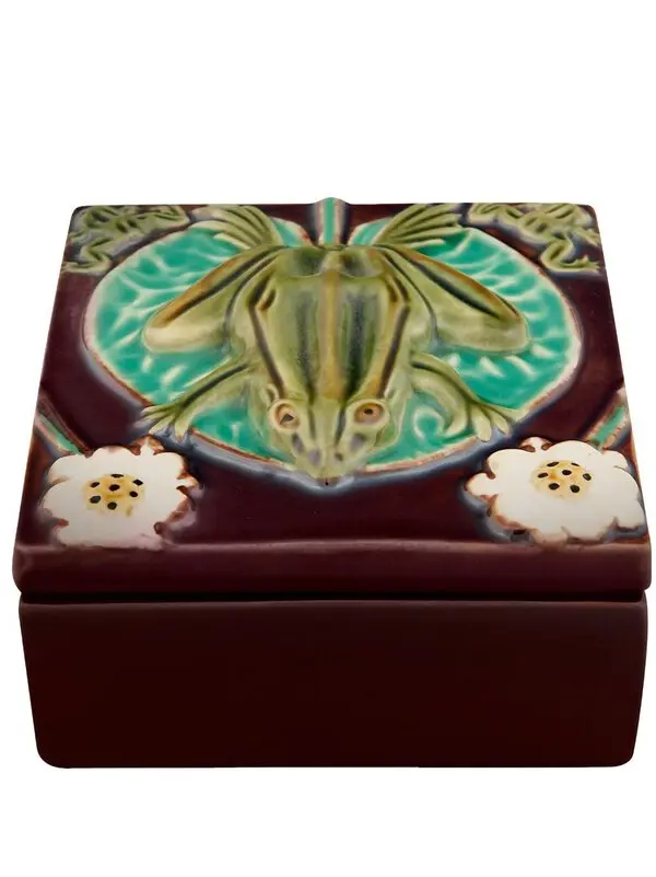 BORDALLO PINHEIRO Azulejo Frog-design Box