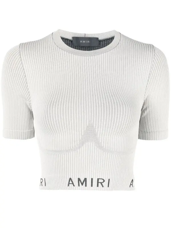 Amiri Ribbed Knit Performance Top
