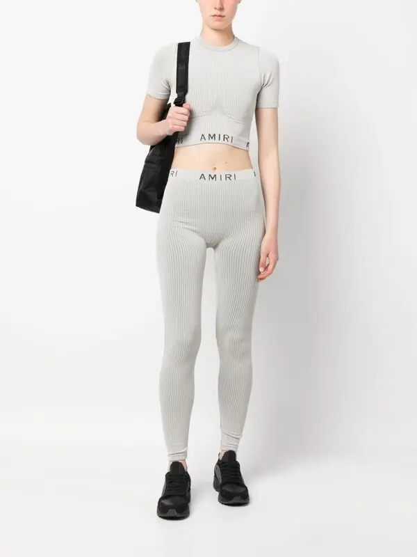 Amiri Ribbed Knit Performance Top