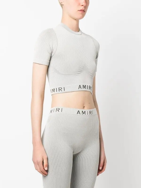 Amiri Ribbed Knit Performance Top