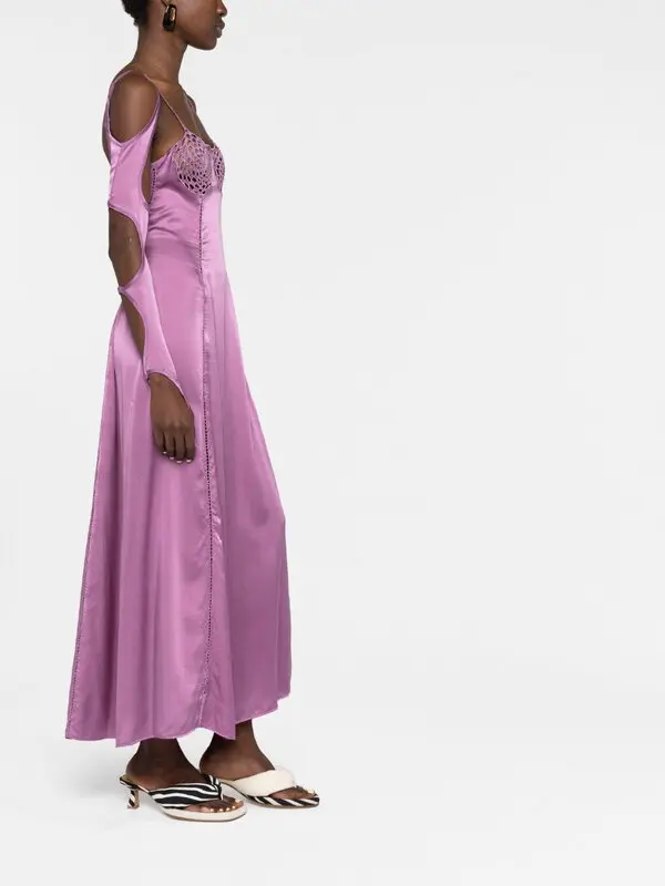 isa boulder purple dress Isa Boulder Other Reality Silk Dress In Purple - 56% Off