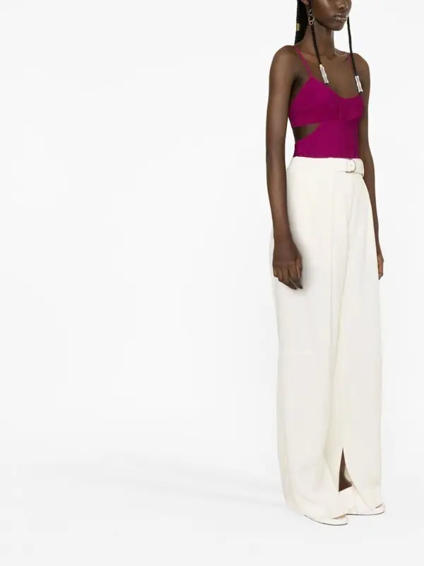 JIL SANDER Belted Wide-leg Trousers