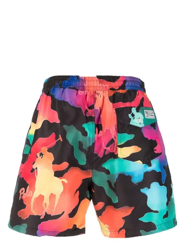 Polo Ralph Lauren Graphic-print Drawstring Shorts