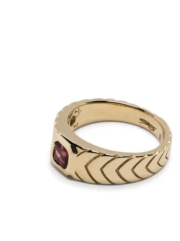 Jacquie Aiche 14kt Yellow Tourmaline Ring