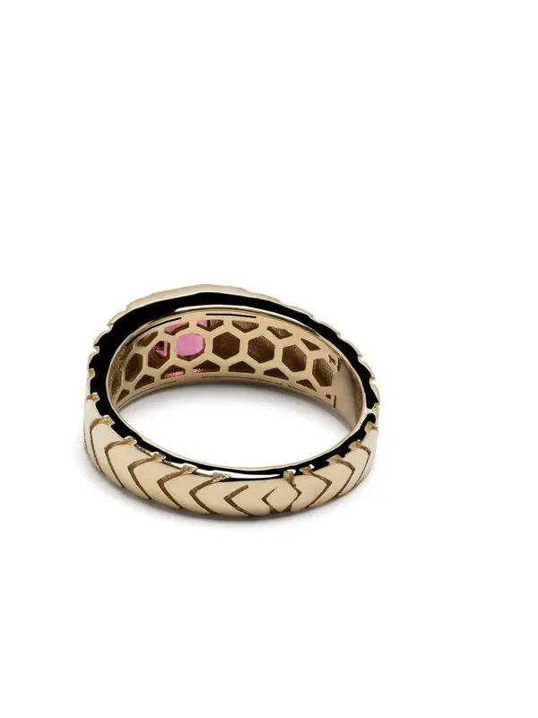Jacquie Aiche 14kt Yellow Tourmaline Ring