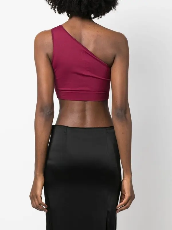 Rick Owens One-shoulder Cropped Top - Pink