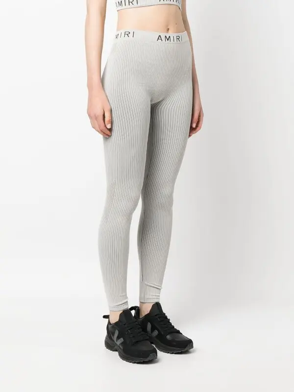 Amiri Seamless Fine-ribbed Leggings