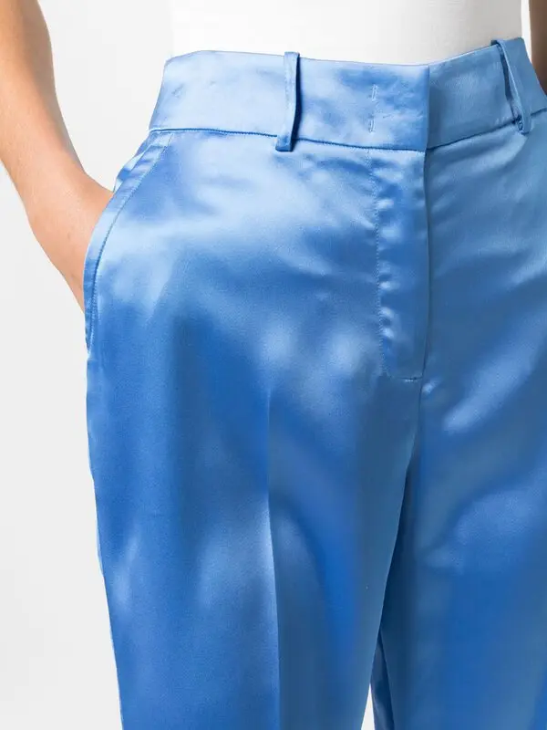 Bcbgmaxazria Satin Flared Trousers